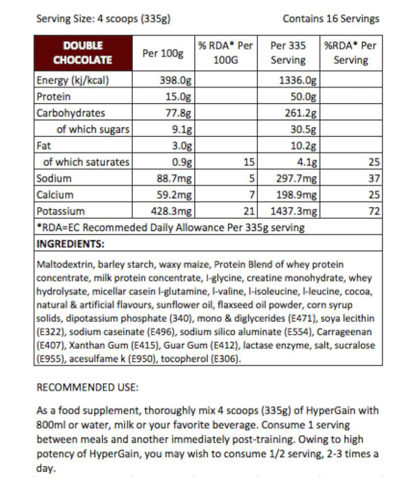Yaseen Nutrition | Hyper Gainer By Hyper Strength