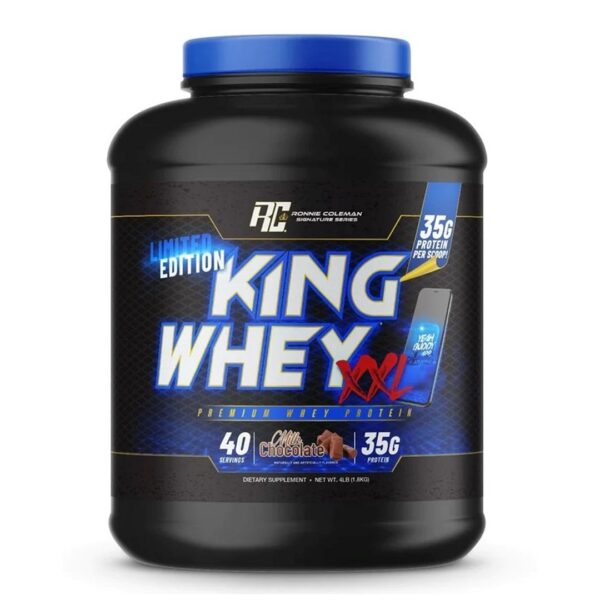 King Whey XXL 4 Lbs Chocolate By Ronnie Coleman | Yaseen Nutrition