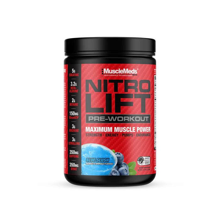 Nitro Lift | Pre-workout | Strength + Performance | MuscleMeds | Yaseen ...